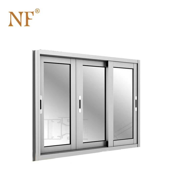 Three Panels Large Glass Aluminum Sliding Window And Door - Buy Triple ...