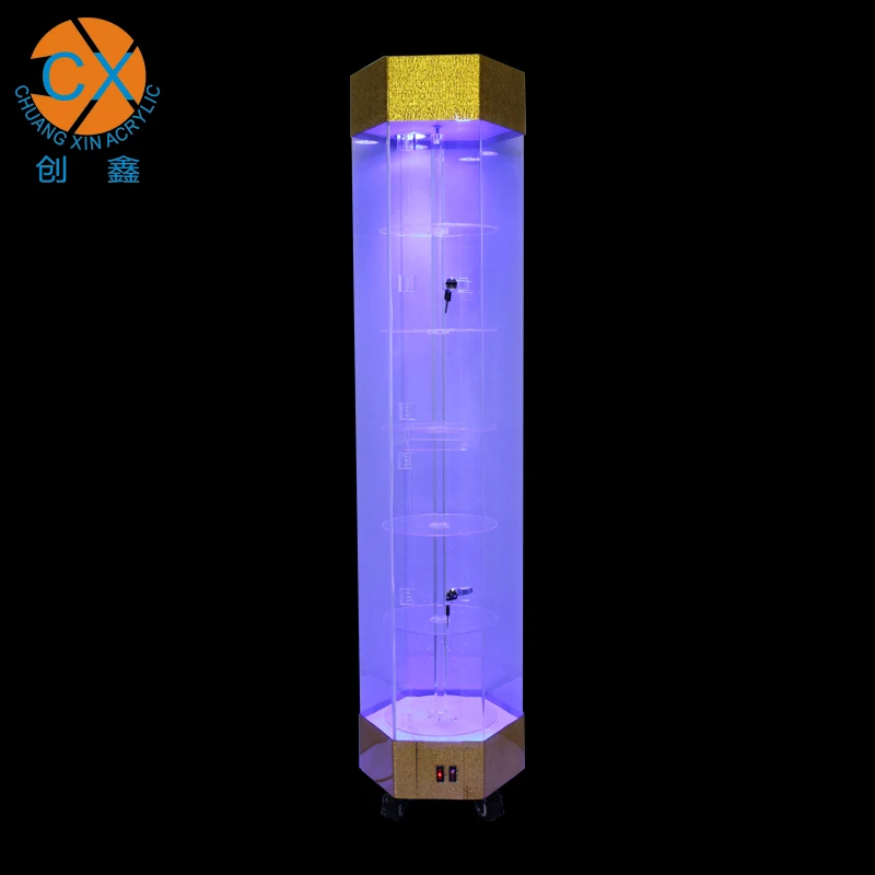 Custom Made Clear Acrylic Rotating Watch Display Stand/plexiglass ...