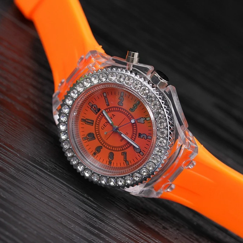 Geneva Luminous Fashion Led Light Cool Cheap Female Form Student Casual ...