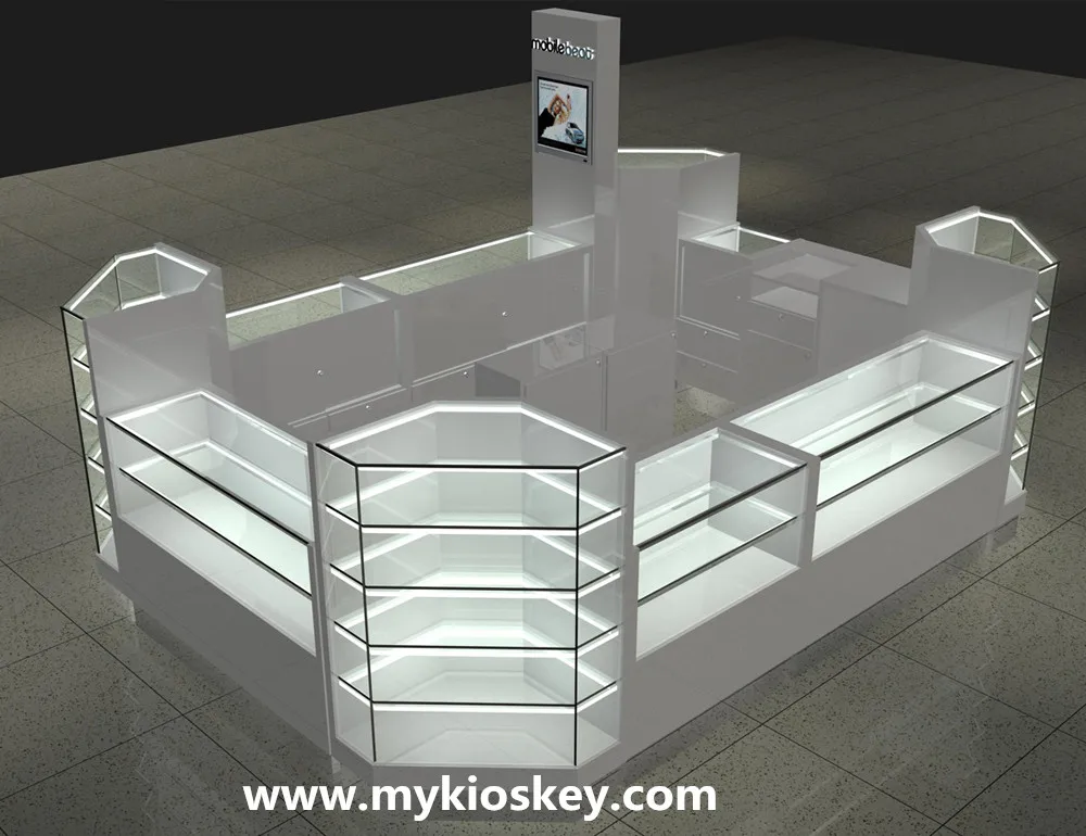 Modern mobile phone store interior design for cell phone store