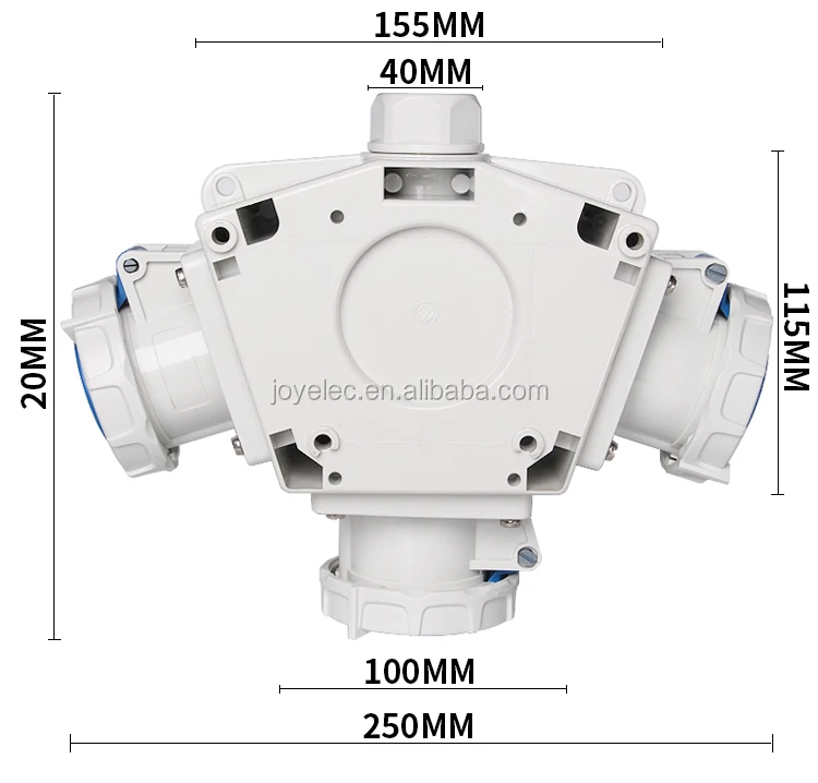 JOYELEC Industrial Electrical Plug Socket Box - IP67 Waterproof