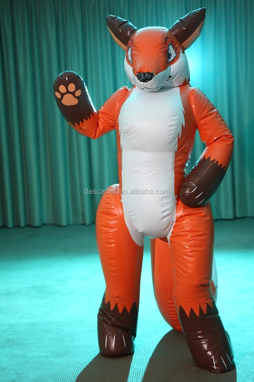 Unsealed Outdoor Inflatable Fox Suit for Adults - Move & Groove