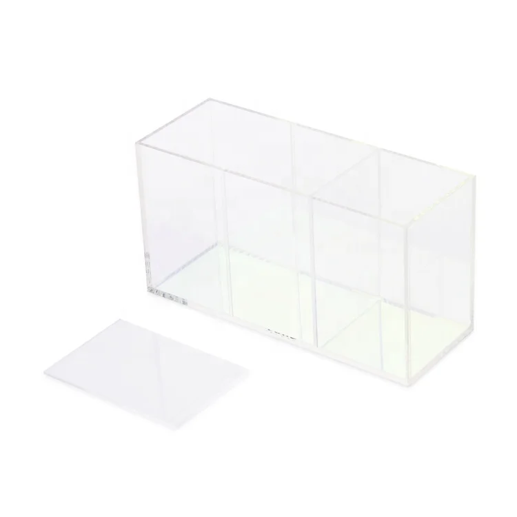 Glitter Iridescent Colored Acrylic Storage Box With 3 Meshing - Buy ...