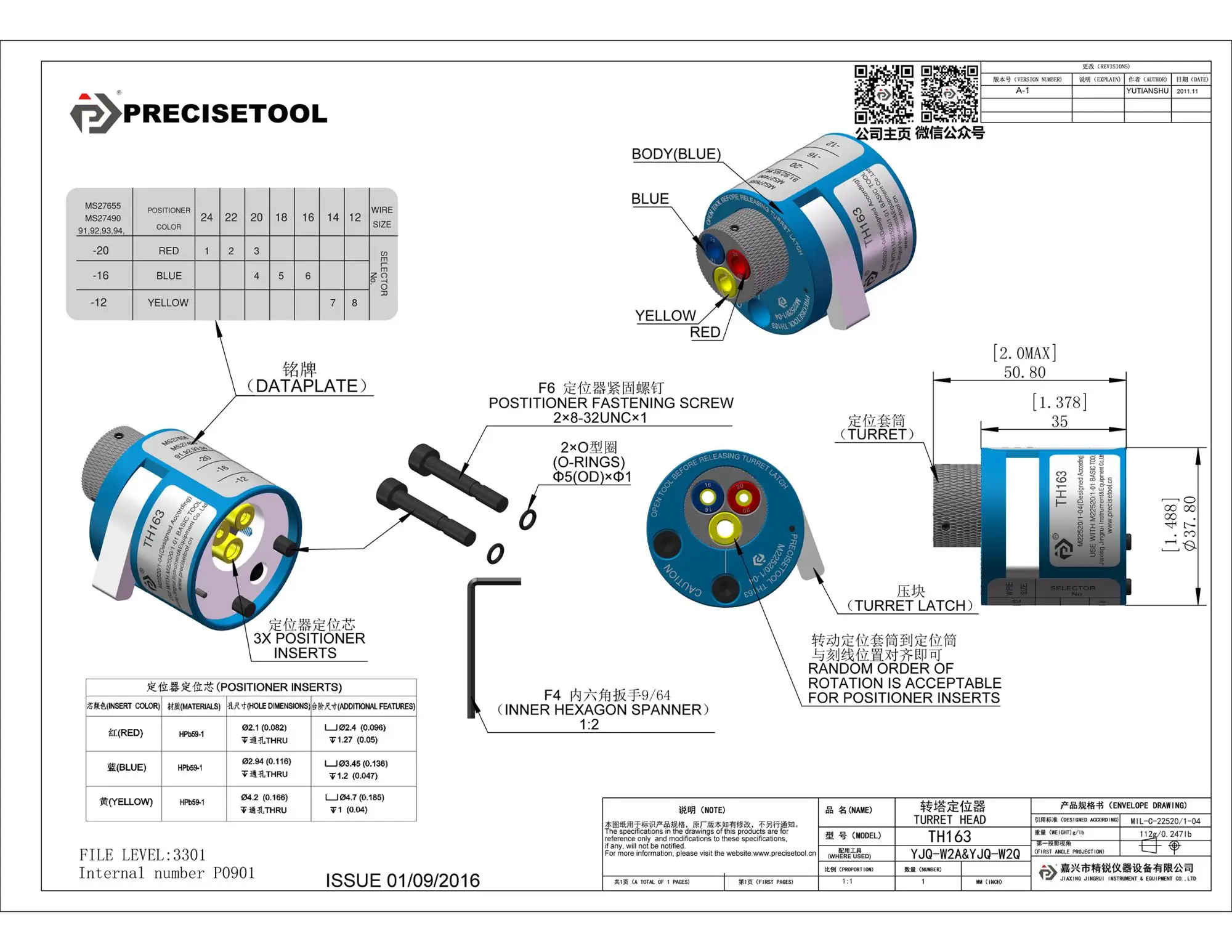 Best Selling M22520/1-04 Positioner Th163l Used With Crimping Tool ...