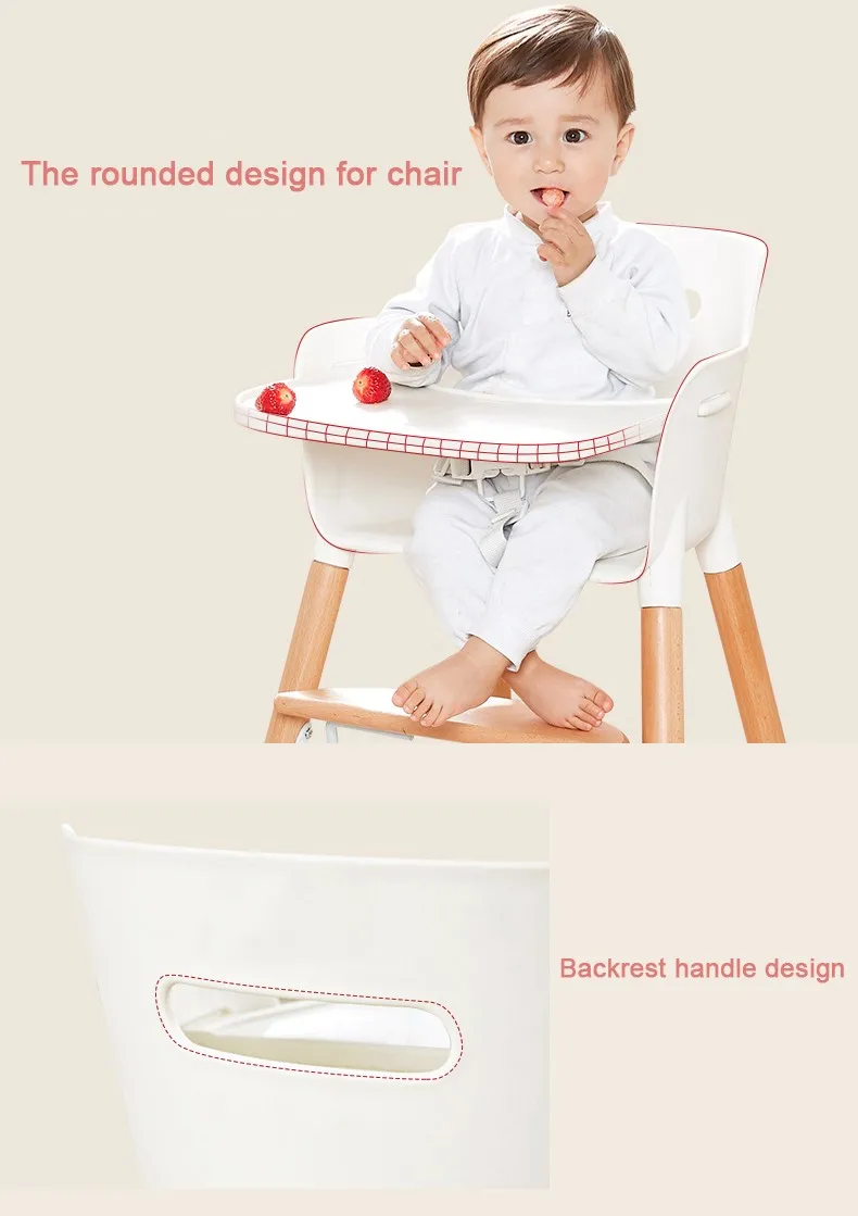 Multi-function Feeding Baby Highchair 2 In 1 Folding Adult Baby High ...