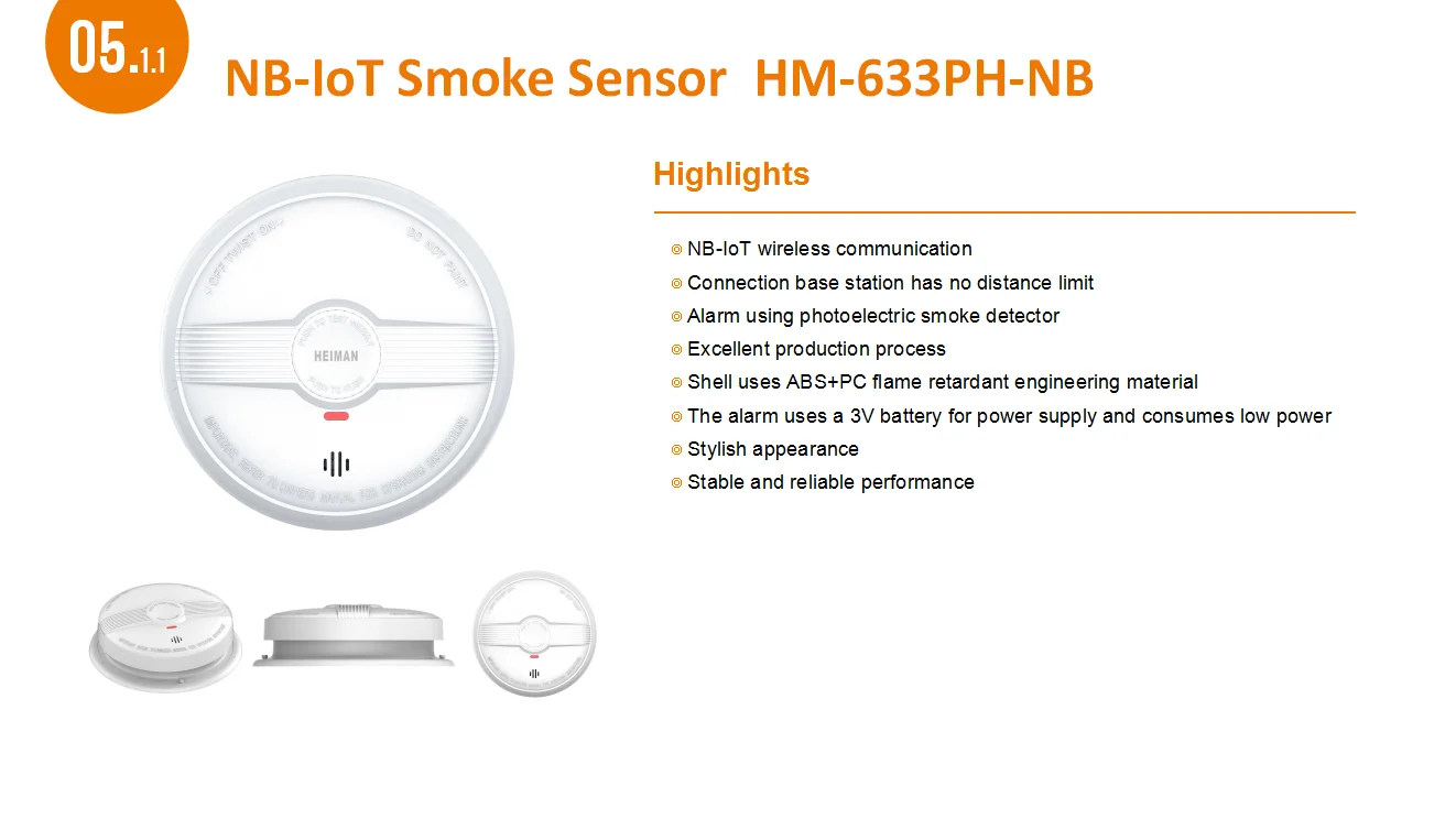 Smart citiy IoT Smart Sensor fire alarm smoke detector - Famidy.com