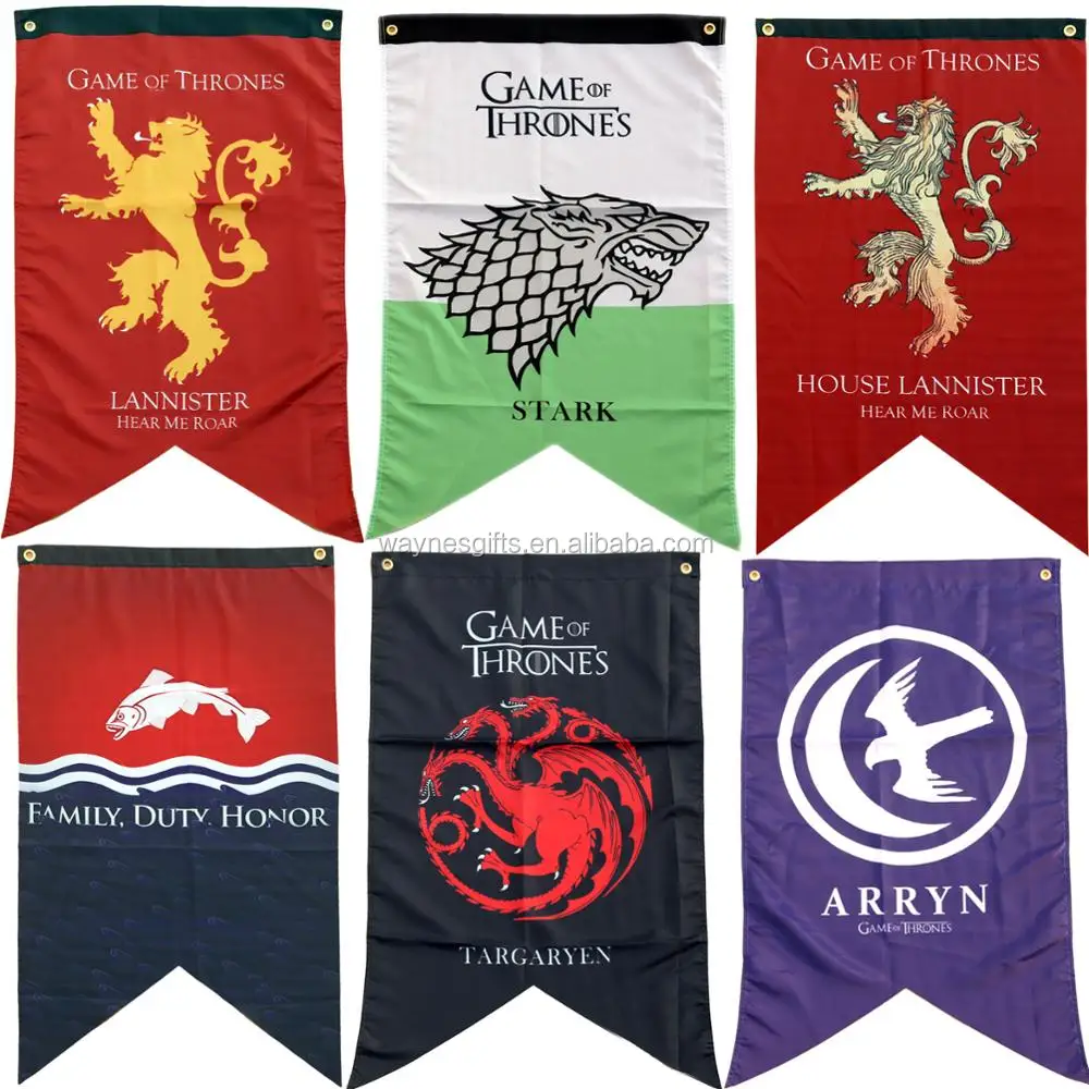 Game Of Thrones House Tyrell Growing Strong Flag Banner - Buy Game Of ...