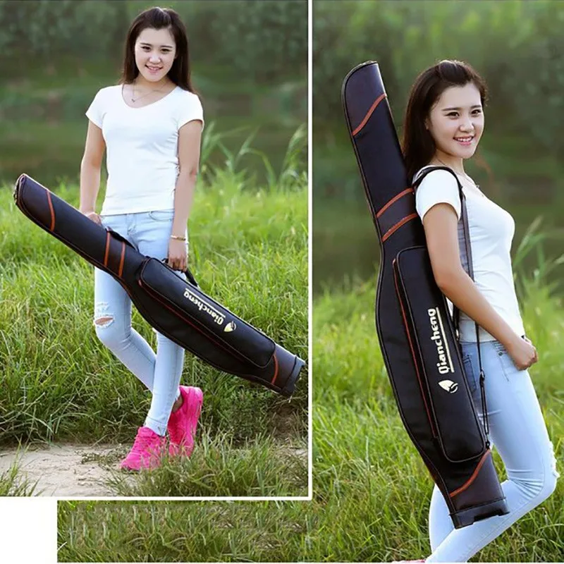 155cm Pvc Fishing Tackle Bag Fishing Rod Bag Nylon Mesh Fishing Bag ...