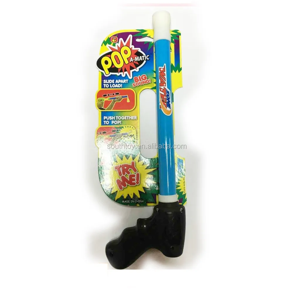 Classic Plastic Big Sound Pop Gun Toy Air Pump Toy For Kids - Buy Pop ...