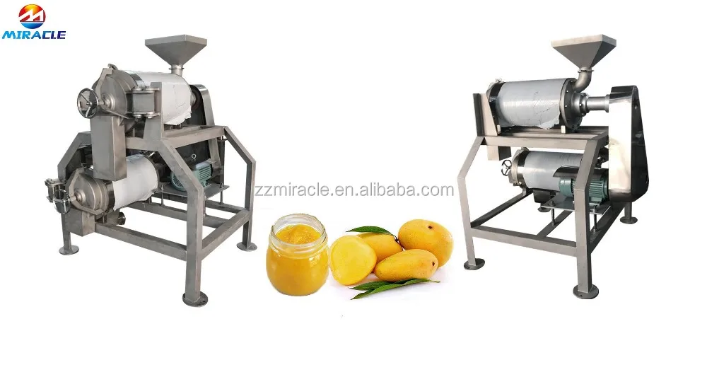 Efficient Mango Pulp Machine - Miracle Fruit Processing