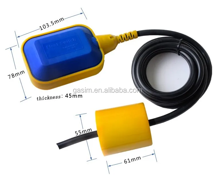 Gsy Mini 12v Float Switch For Pump Plastic Metal Shell Customized - Buy ...
