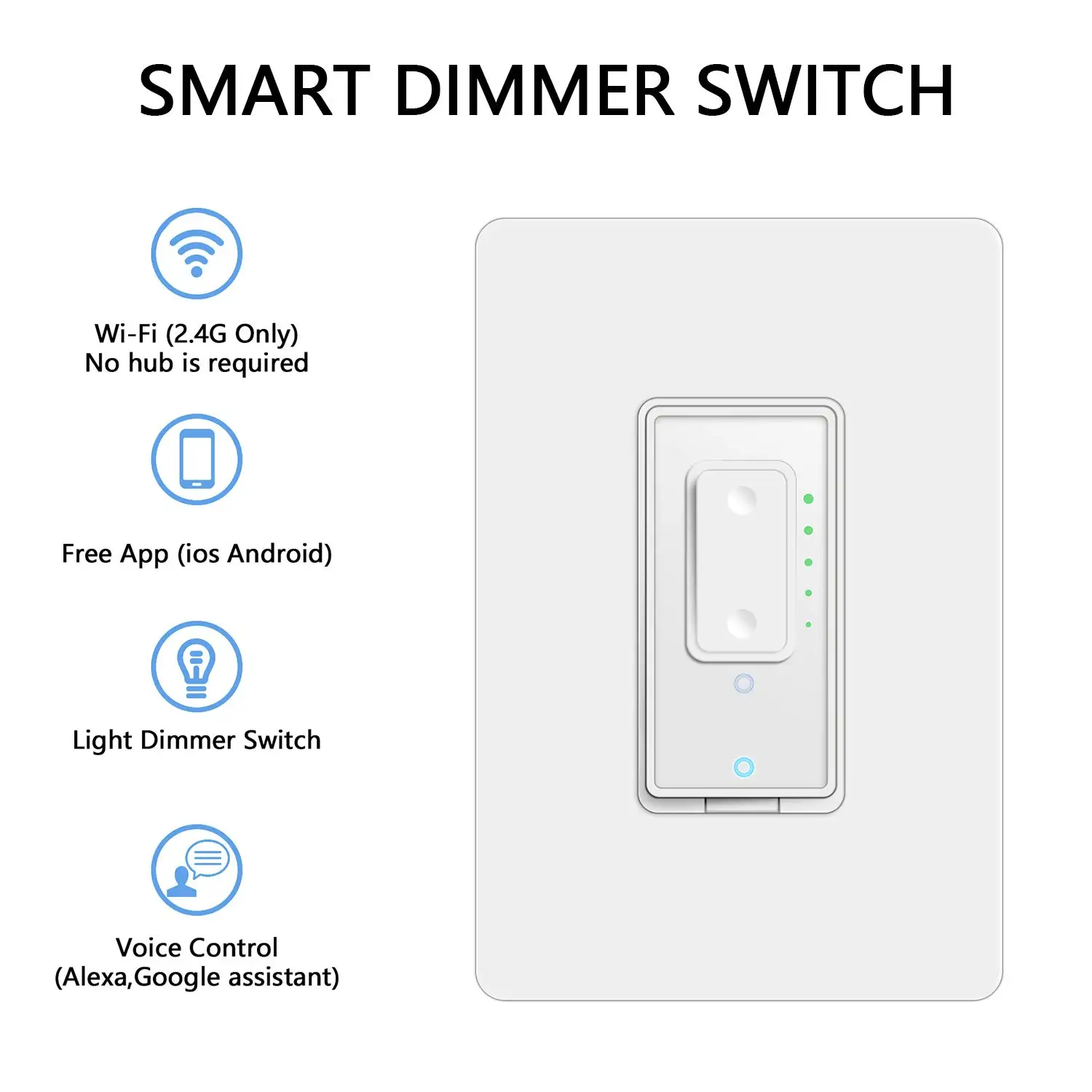 Home Automation Wifi Switch 3 Way Wifi Led Dimmer Switch/smart Wifi ...