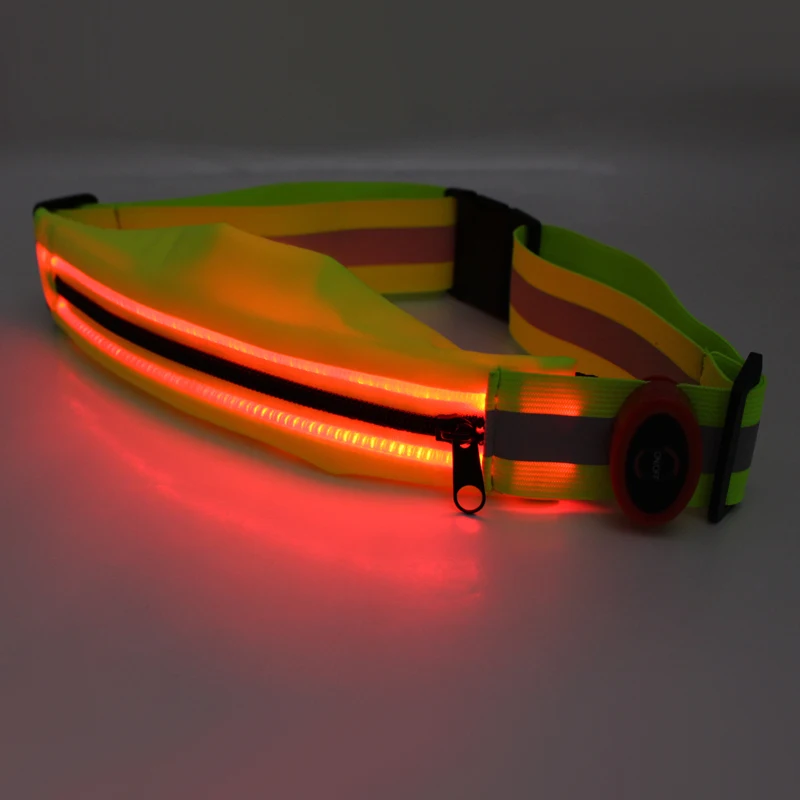 Wholesale Light Up Led Waist Bag For Running For Sports Running And ...