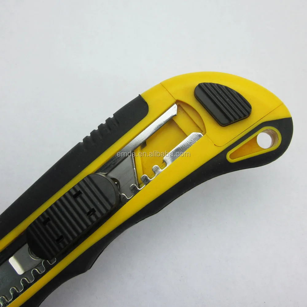 Office Quality Automatic Safety Sliding Utility Knife With 18mm Three ...