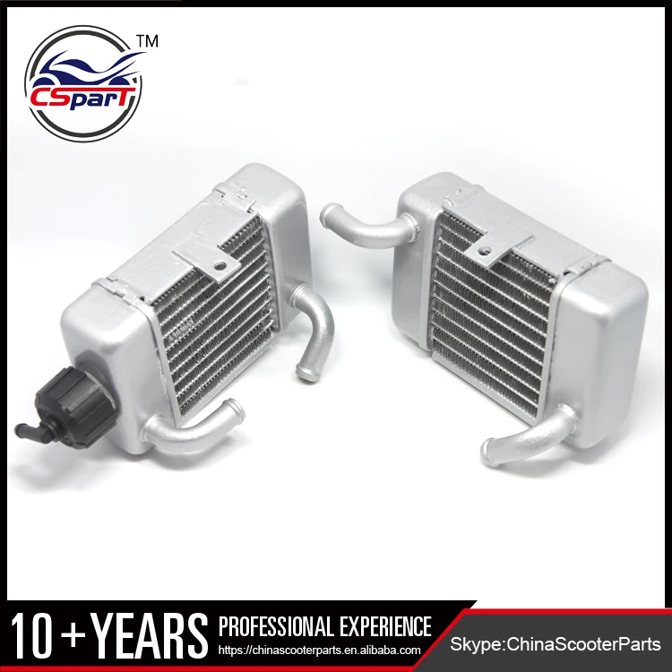 Alloy Radiator Kit For Ktm 50 Sx Sxs Mini 49cc 50cc Water Cooled Mini ...