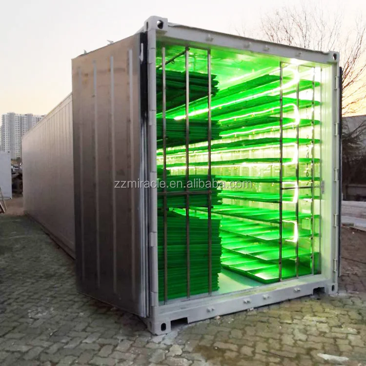 Hydroponics Fodder Farm Container - Efficient & Low Consumption
