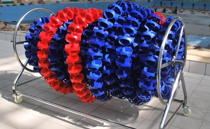 Stainless Steel Lane Rope Collector Car Lane Line Storage Reel For ...