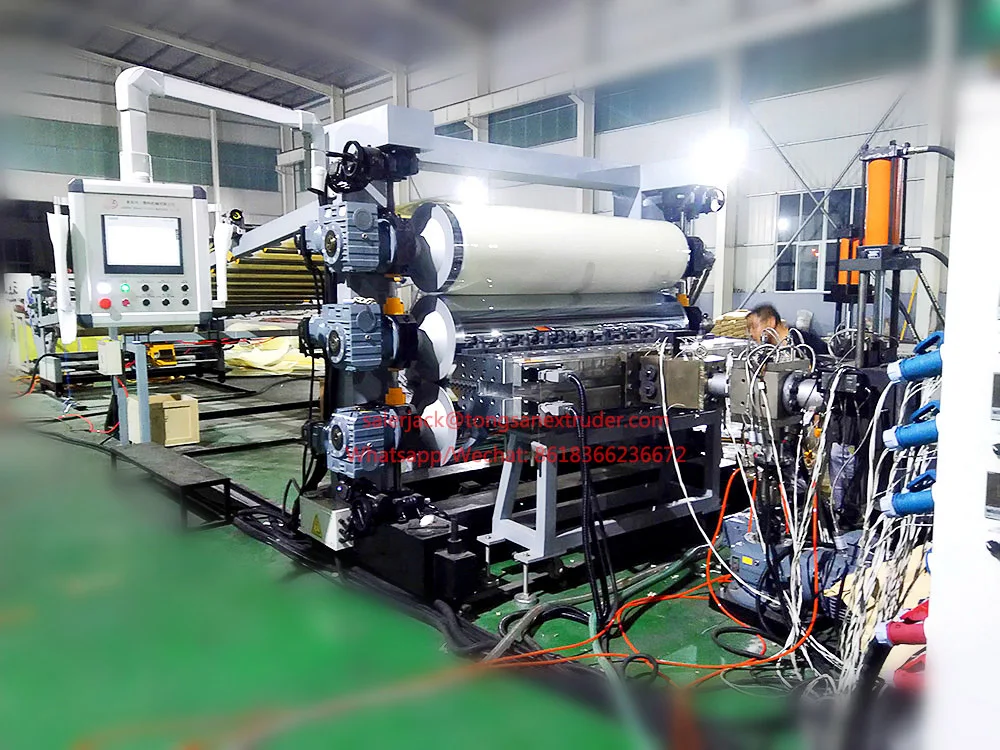 High-productivity 3 Roller Calender for Plastic Sheets