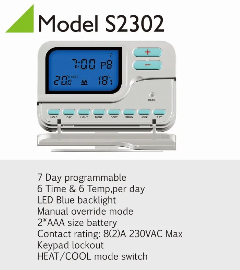 Modulating Control Valve Radiator Boiler Programmable Thermostat