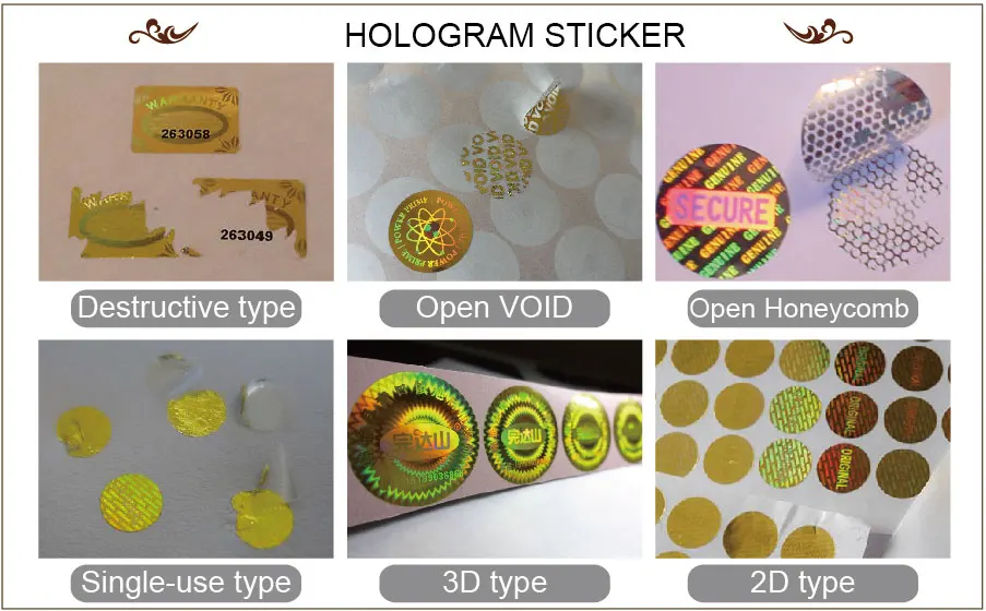 Hologram Sticker for Snapback Hats - Customizable & Secure