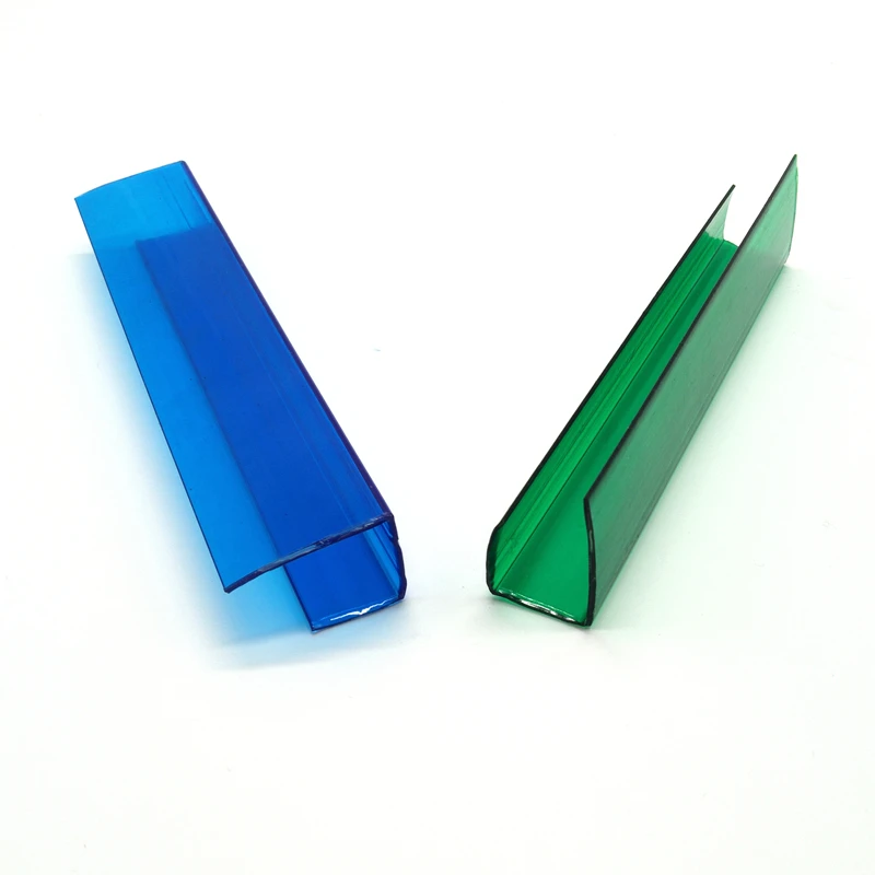 H Shape Snap Plastic Polycarbonate Profiles - Buy Pc H Profile Shape,Pc ...