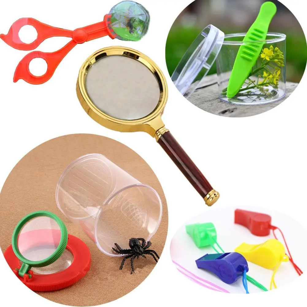 9 Pack Outdoor Explorer Kit For Kids,Children Adventurer Exploration ...