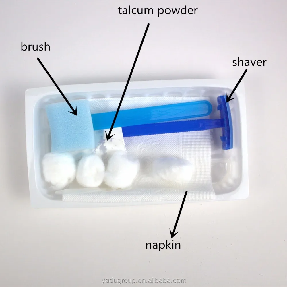 Medical Surgical Disposable Shaving Prep Tray,Skin Preparation Kit ...