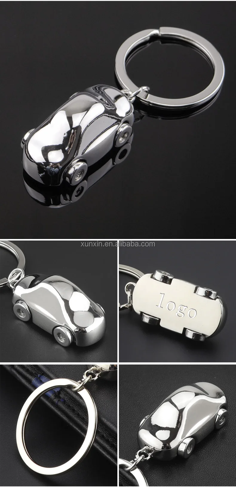 Wholesale High Quality Oem 3d Car Keyring Mini Moved Wheels Car Shape ...