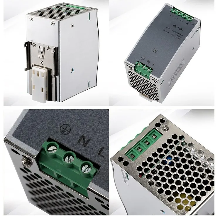CE ROHS Approved 110V/220V Ac to Dc 24V 3.2A Din Rail Power Supply