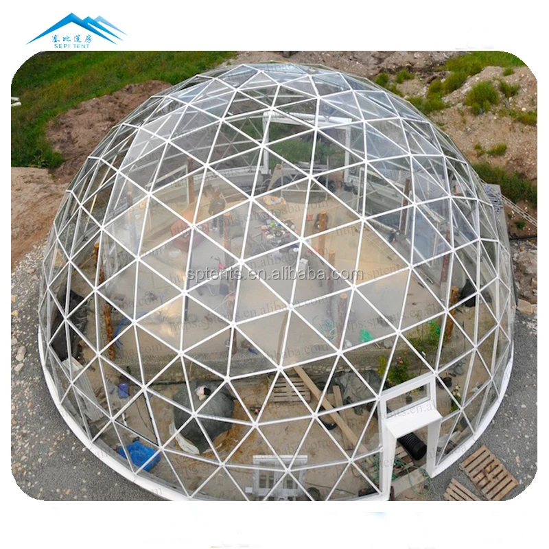 Insulated Glamping Tents - Durable 6m Domes with Fireplace