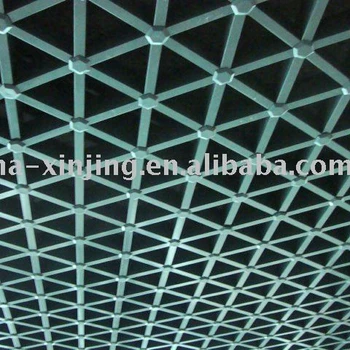 Triangle Grid Metal/aluminum Decorative Ceiling - Buy Metal Grid ...