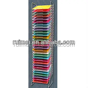 White Metal Wire Art Paper Holder Stand - Promotional Display