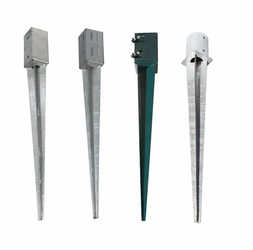 Hot Sale Metal Galvanized Drive In Post Support Spike Fence Pole Anchor ...
