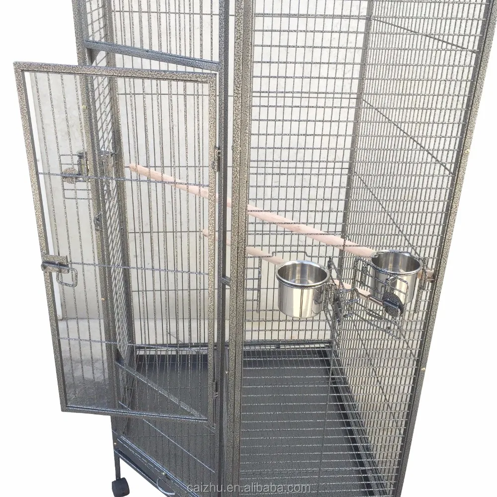 Large 162cm Corner Parrot Aviary Bird Cage With Wheels - Buy Corner ...