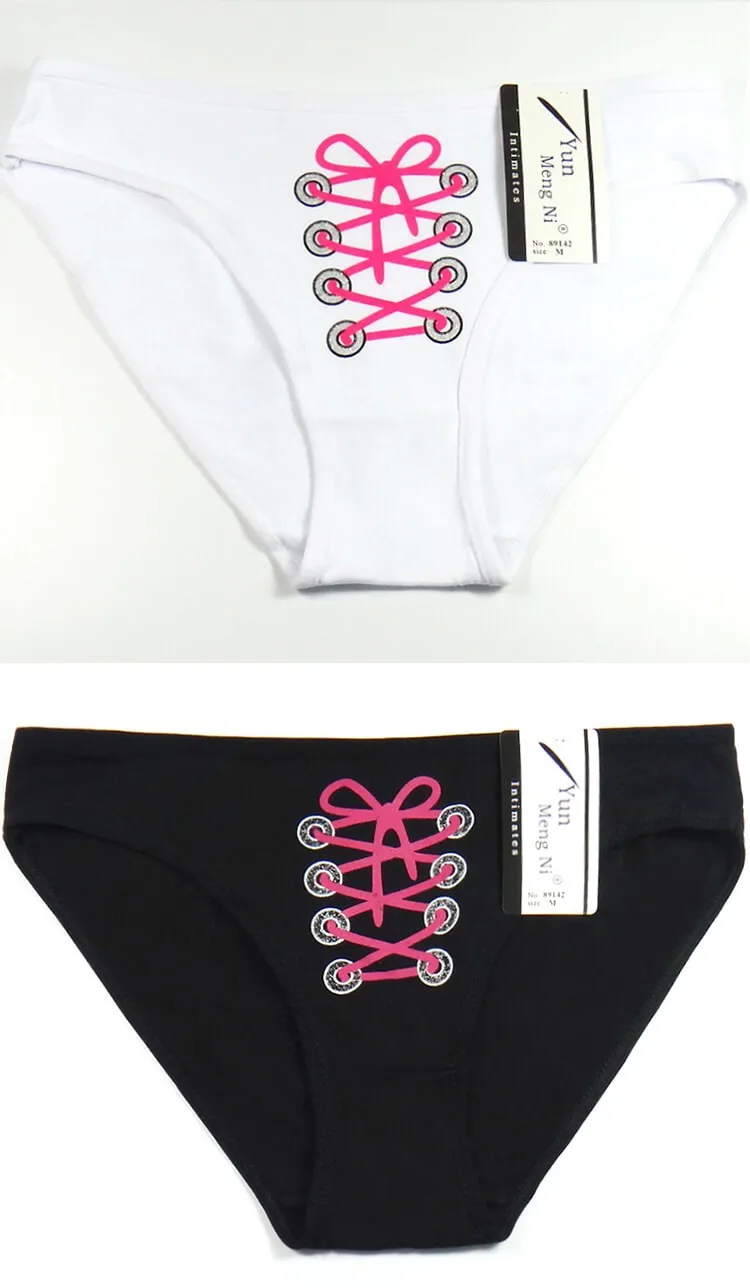 Hot Sexy Fashion Style Women Cotton Panties Cute Girls Print Briefs