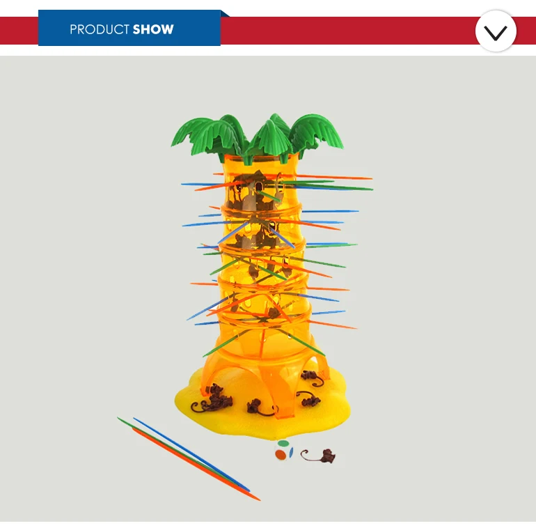 Falling Monkey Game - Eco-Friendly Toy for Kids Ages 2-13