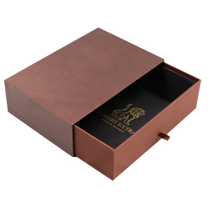 Lury Paper Pull Out Packaging Box With Red Satin Ribbon For Garment ...