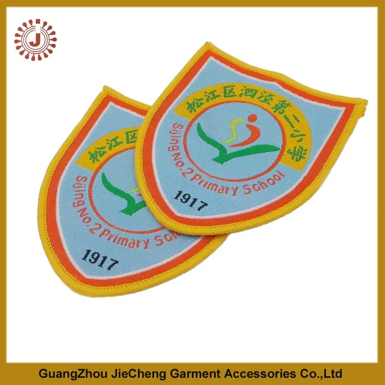 Custom Factory Design Garment School Uniform Crest Name Logo Bag Fabric ...