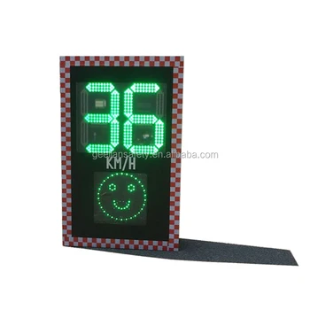New Arrival Digital Flashing Solar Slow Down Road Speed Limited Sign ...