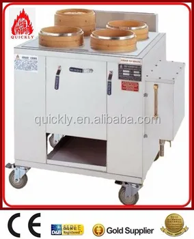 Professional Super Energy Saving Commercial Dim Sum/ Steamed Dumpling ...
