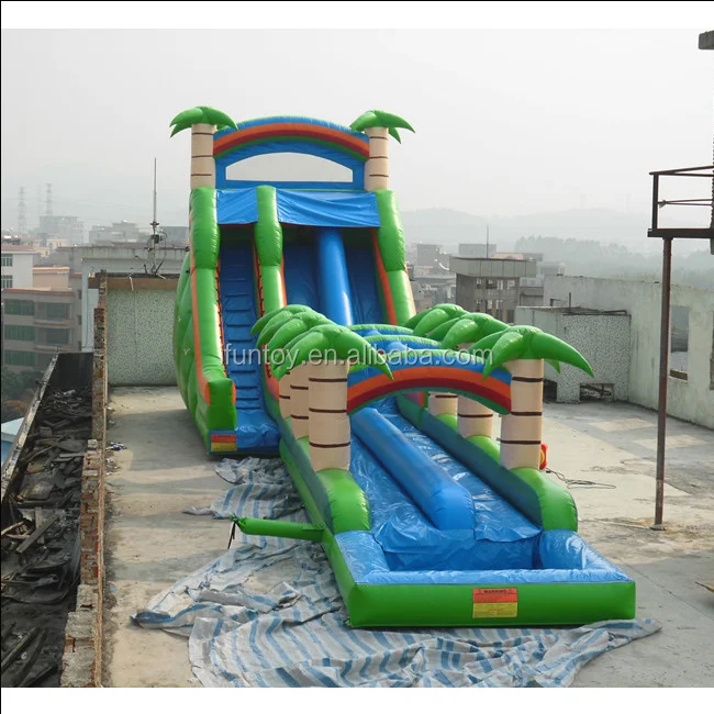 Avalanche Single Lane Inflatable Zip Line - Fun & Safety