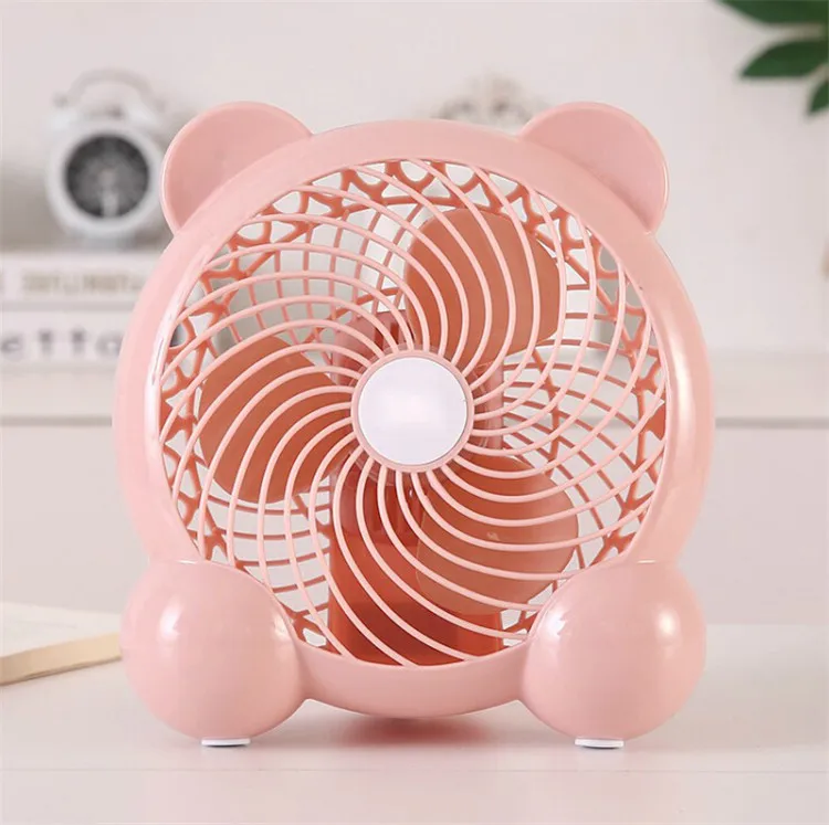 Plastic Pink Art Electric Hand Mini Standing Fan Usb Table Fan - Buy ...