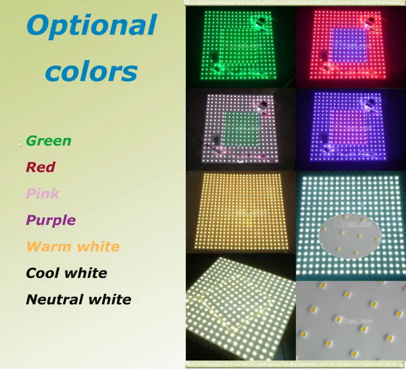led 50x50 rgb flat panel board ideal for light boxes backlight, View ...