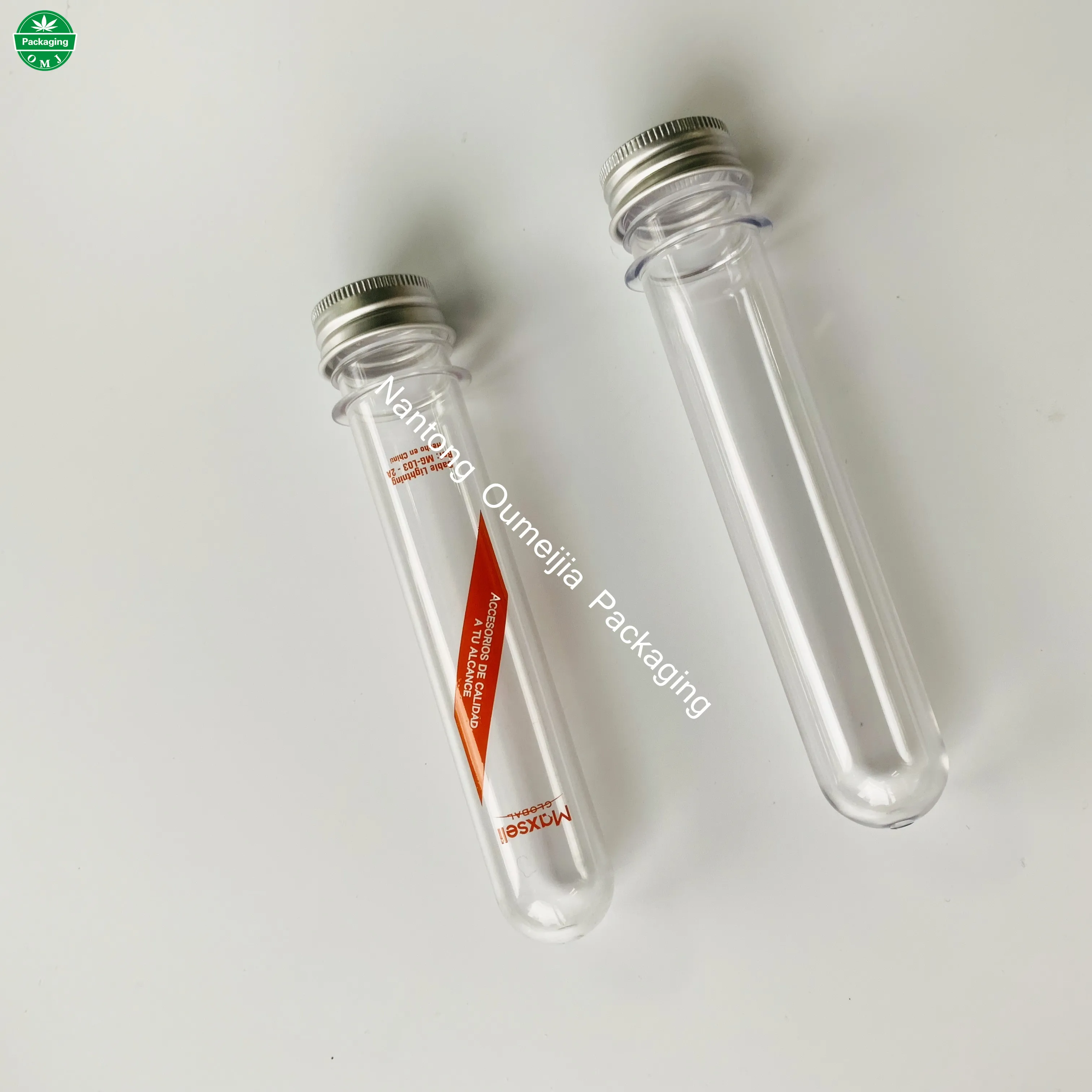 25x140mm 40ml Plastic Test Tube Preroll Container For Weed Packaging ...