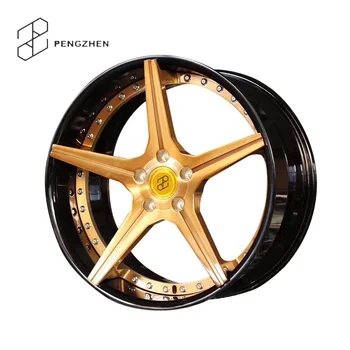 2 Piece Forged 5 Spoke Concave Alloy Wheels - Buy Concave Wheels ...