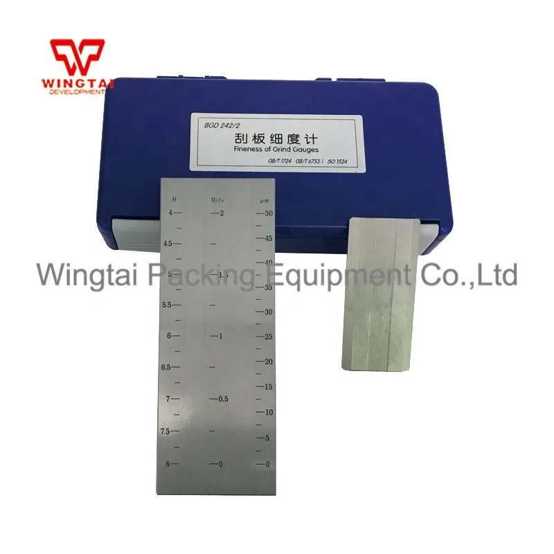 Double Groove Fineness Of Grind Gauge To Measure Paint And Ink ...