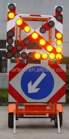 DONAR Traffic Arrow Board - Durable, Efficient, and Safe