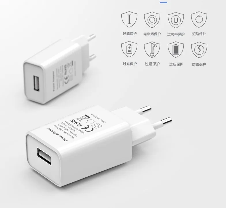 Mobile Phone Power Charger 5V 1A 5W and 5V 2A 10W USB Travel Charger ...