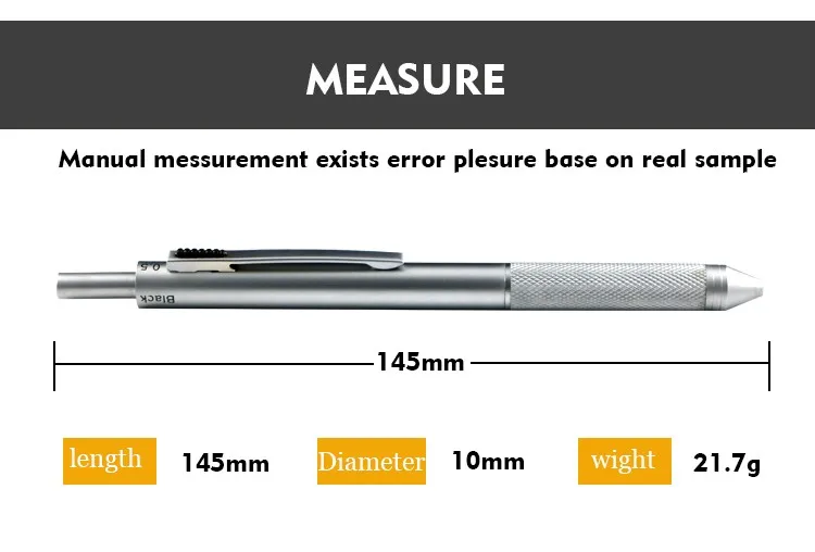 Multifunction Tool Pen 4-in-1 Refill Point Color Ball Pen And Pencil+ ...