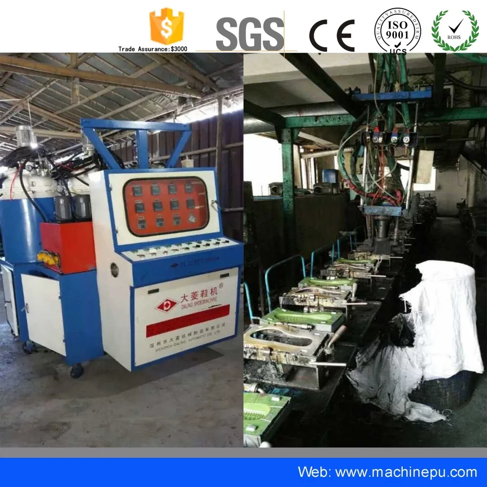 Polyuréthane PU Semelle De Chaussure Moulage Par Injection Faisant La ...